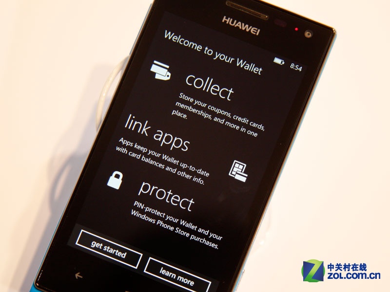 500万像素中端机型WP8 华为W1组图赏析_中关村在线