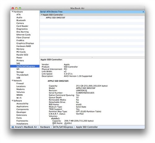 真心强大 苹果新款Air内置PCIe SSD评测_固态硬盘新闻-中关村在线