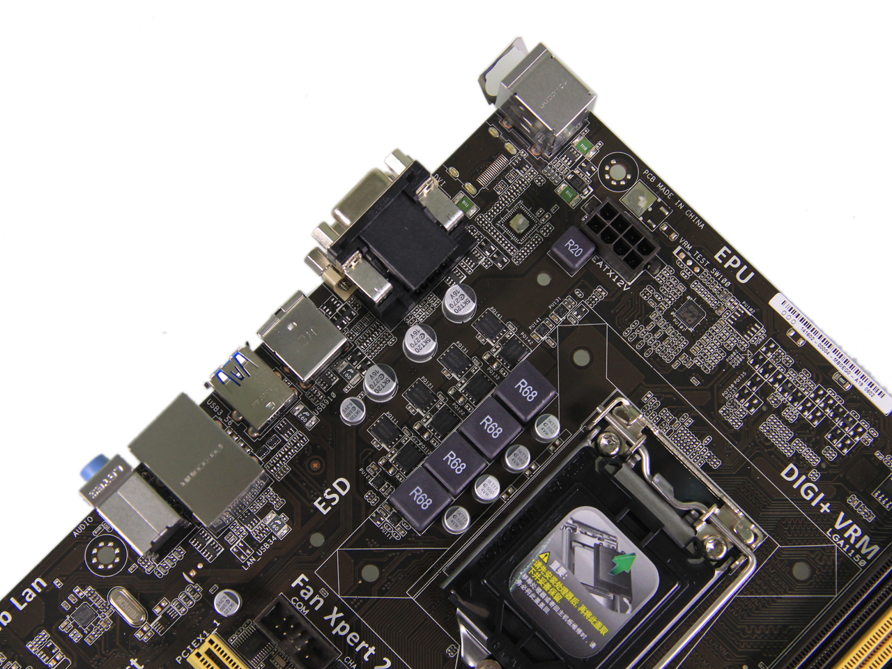 【原始大图】华硕B85-PLUS局部细节图图片欣赏-ZOL中关村在线