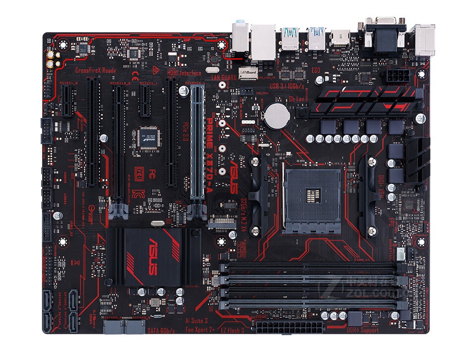 【原始大图】华硕PRIME X370-A整体外观图图片欣赏-ZOL中关村在线