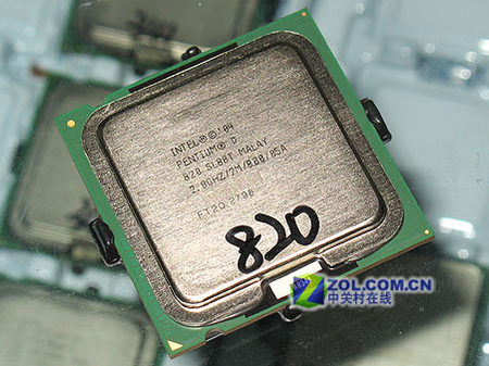 775针散装双核Pentium D 820处理器仅900元_Intel 奔腾D 820(散)_CPU导购-中关村在线