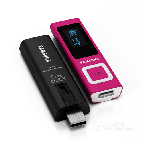 简约时尚设计 三星MP3新品YP-U6图赏_三星 YP-U6（2GB）_MP3-中关村在线