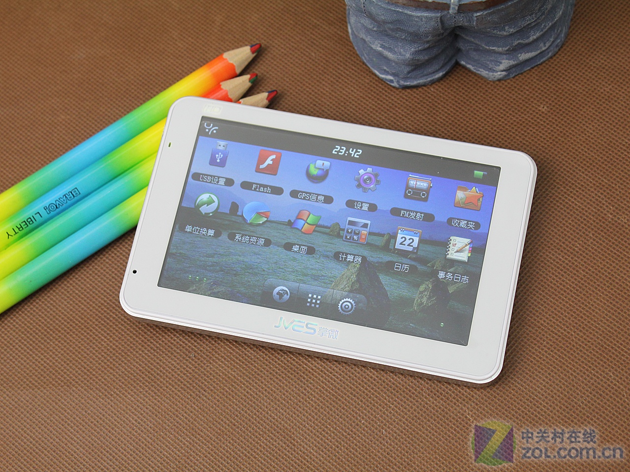 纤薄典雅 JVES掌微V8N导航仪精美图赏-第3页-GPS-ZOL中关村在线