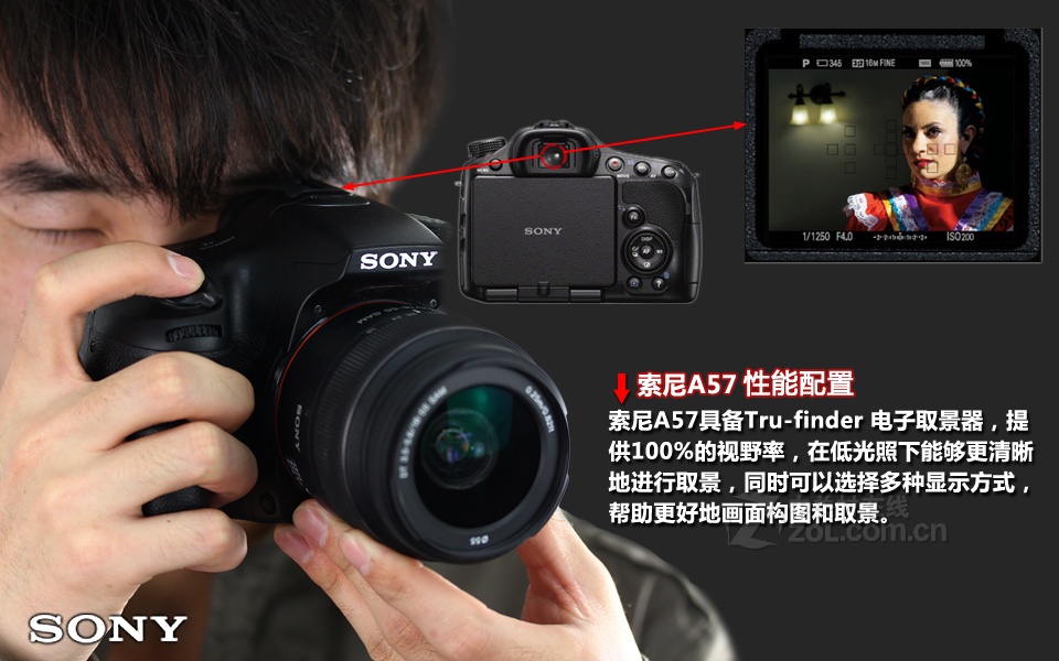 索尼A57评测图解-ZOL中关村在线