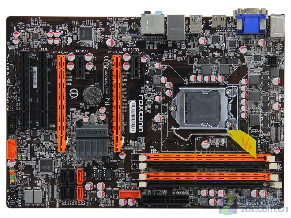 规格匹敌Z77 富士康全能级Z75高清图赏-第2页-主板-ZOL中关村在线