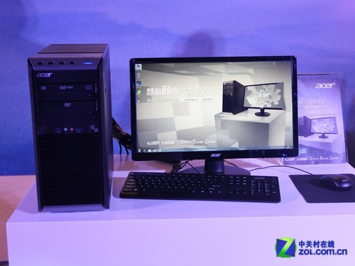 专注成长 宏碁商祺SMB五大系新品发布_Acer N4610（G640/2GB/500GB/DVD/19寸）_台式电脑新闻-中关村在线